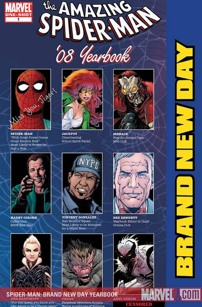 SPIDER-MAN BRAND NEW DAY YEARBOOK