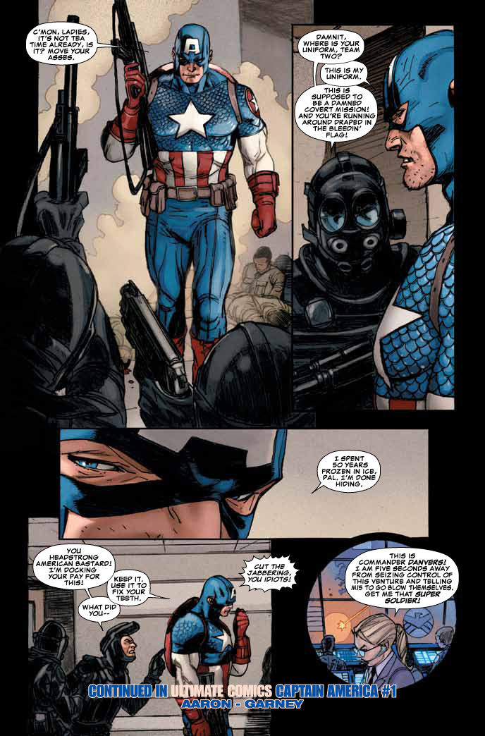 PREVIEW: Ultimate Comics Captain America by Jason Aaron and Ron Garney