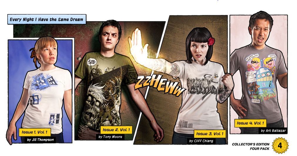 Threadless Launches New Line of ‘Comics-On Tees’!